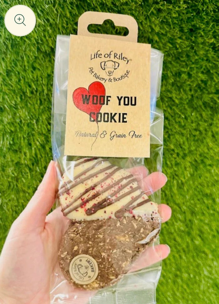 ️ Woof You Heart Shaped Dog Cookie 🍪 — Treat Your Dog